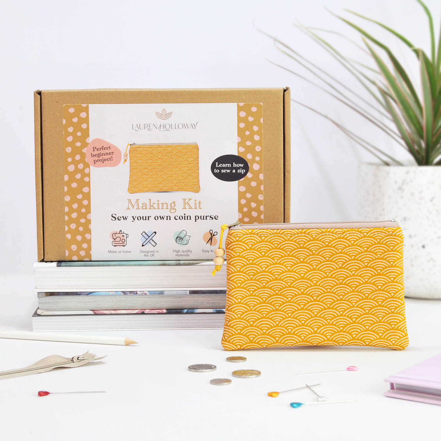 Making Kit - Sew Your Own Coin Purse | Lauren Holloway